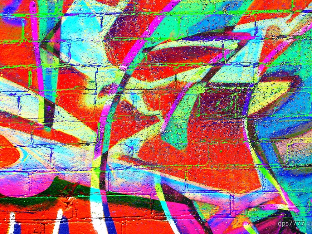 "Neon Graffiti " by David Schroeder | Redbubble