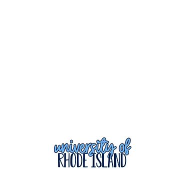 "university of Rhode Island" Sticker for Sale by 23mnw | Redbubble