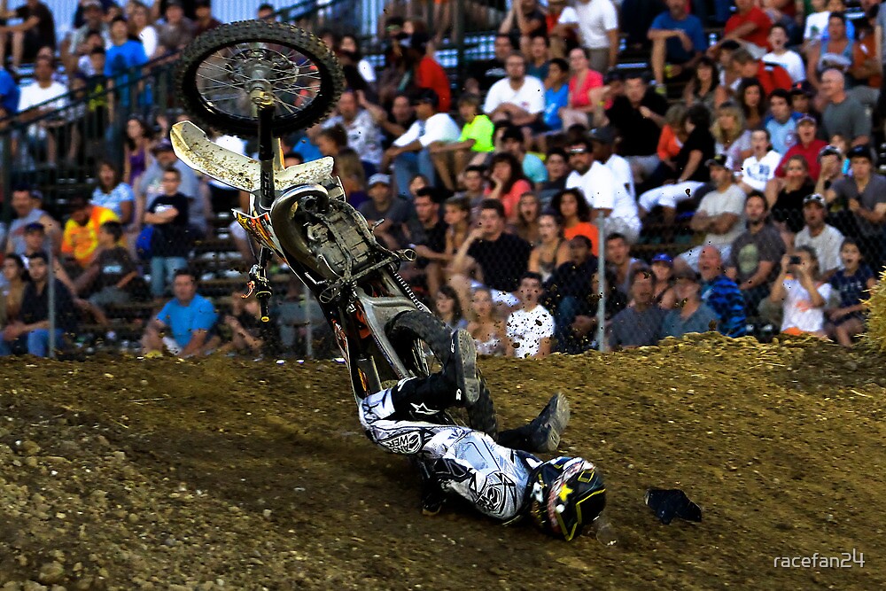 "Huge BMX crash" by racefan24 | Redbubble