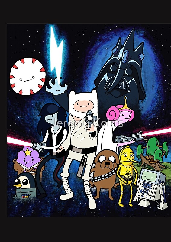 Adventure Time Star Wars: Spiral Notebooks | Redbubble
