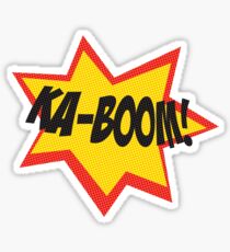 Kaboom Stickers | Redbubble