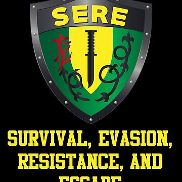 "U.S Navy SERE America Naval Survival Gift" Essential T-Shirt for Sale ...