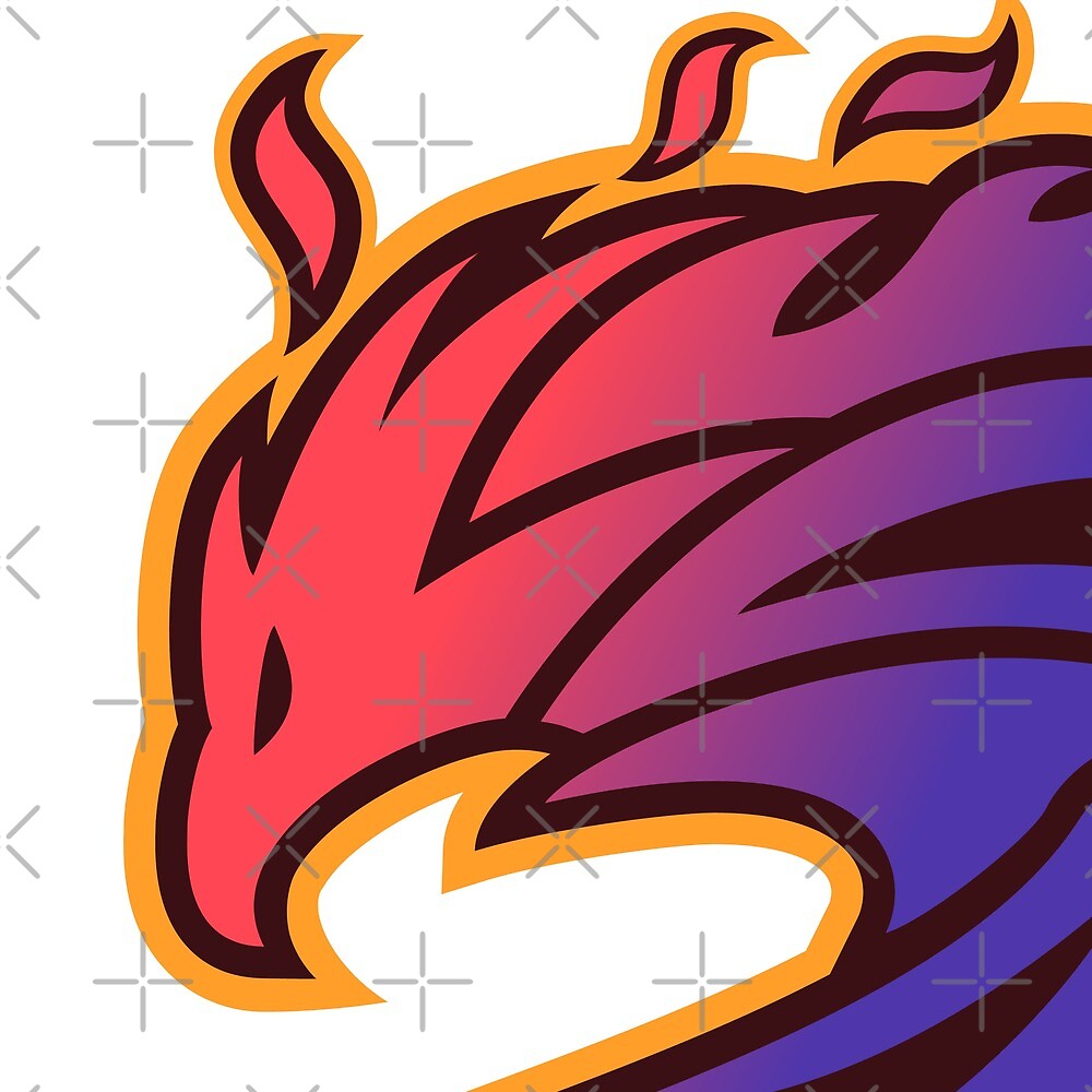 "Phoenix Gradient Logo Design " by Gavirlas | Redbubble