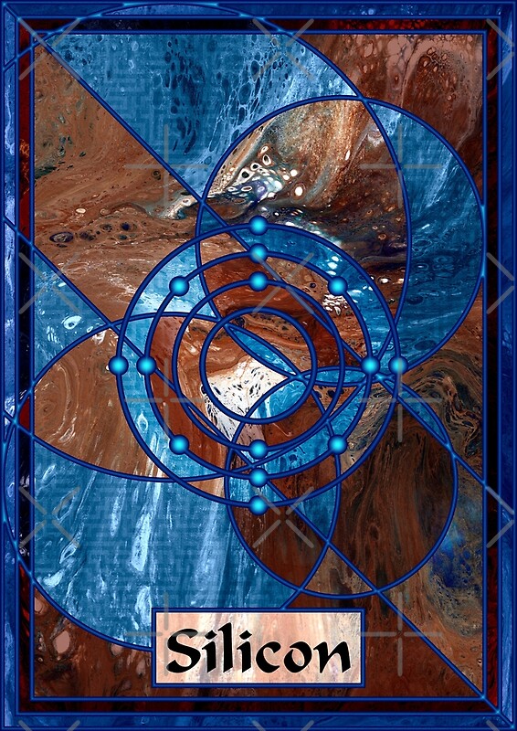 "Element 14: Silicon" by Kathryn Andersen | Redbubble