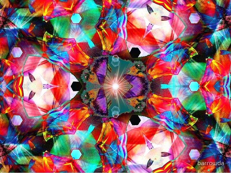 "Three Layer Guinea Pig Abstract (UF0412)" by barrowda | Redbubble