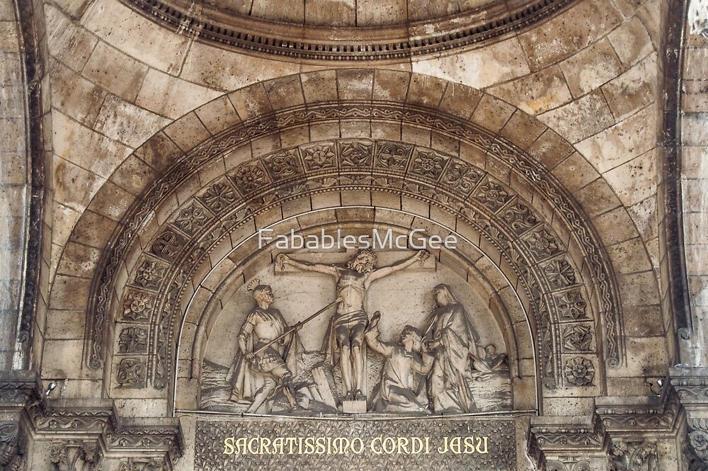 "Sacratissimo Cordi Jesu" by FabablesMcGee | Redbubble