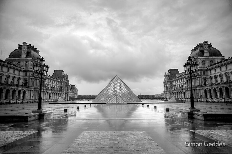 "Louvre" by Simon Geddes | Redbubble