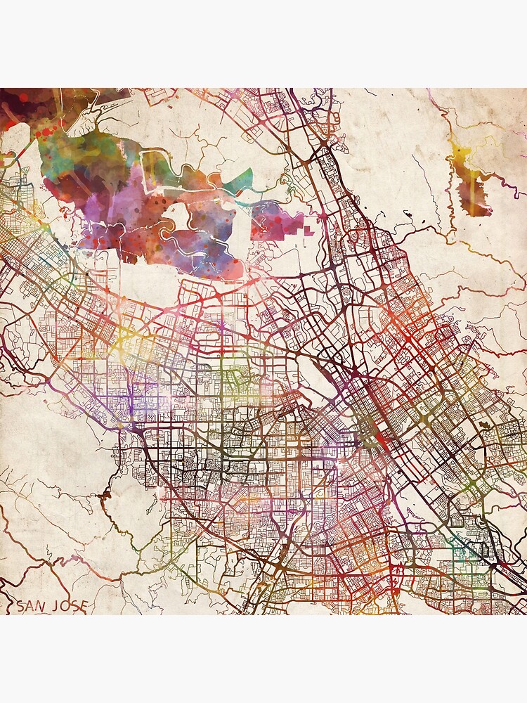 Printable Map San Jose