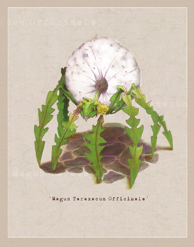 "Dandelion Mage Spider - Magus Taraxacum Officinale" by FishWithATopHat ...