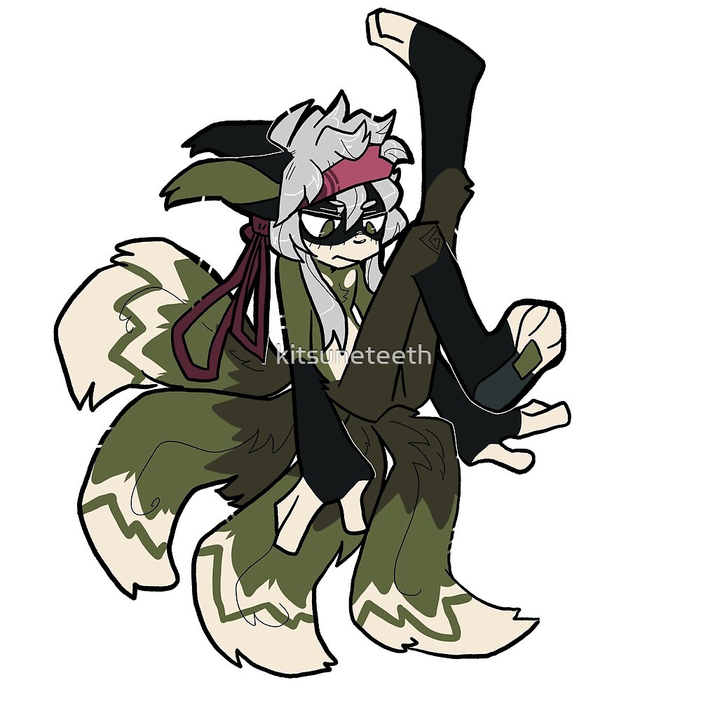 "Kitsune Furry (Ikigai)" by kitsuneteeth | Redbubble
