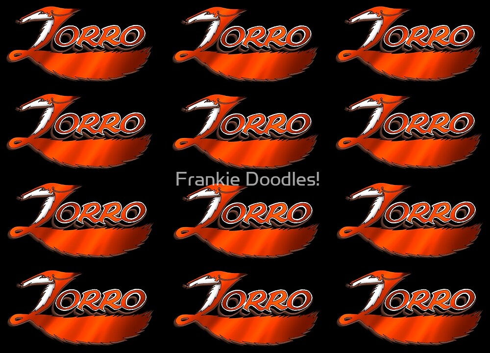 "Zorro fox logo pattern" by Indigenous-Bert | Redbubble