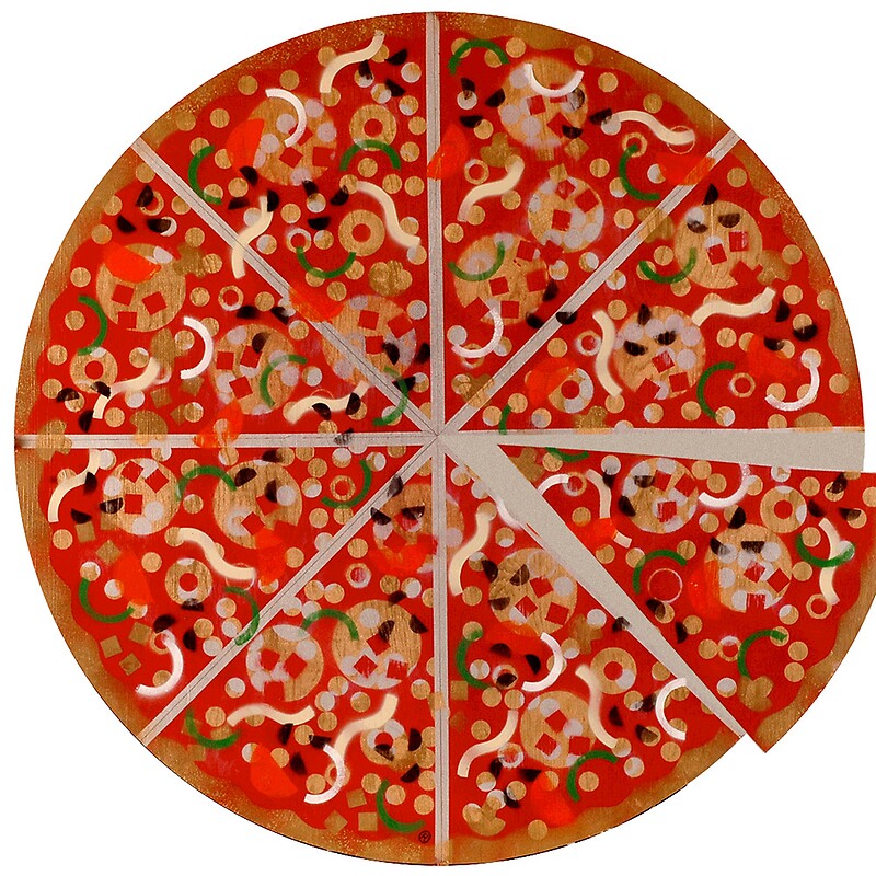 "New York Pizza Pie stencil graffiti" by rolandhill90 | Redbubble