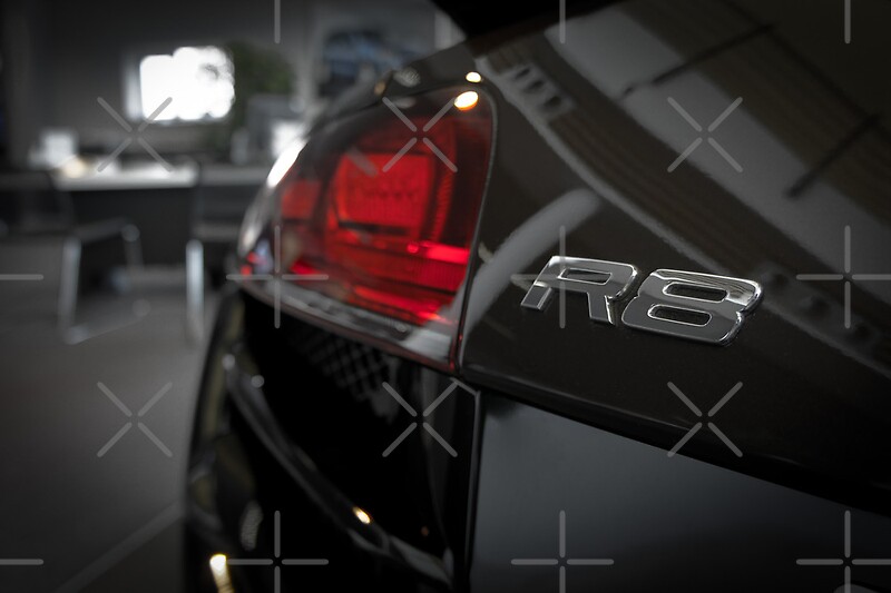 "Audi R8 Model Badge" by AndrewBerry | Redbubble