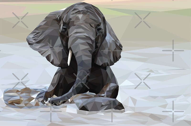 "Fading African Elephant" by ErinFCampbell | Redbubble