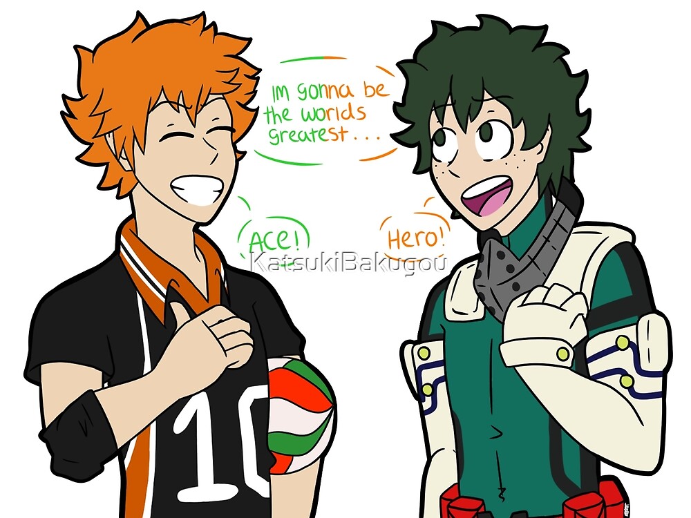 "Haikyuu and MHA crossover" by KatsukiBakugou | Redbubble