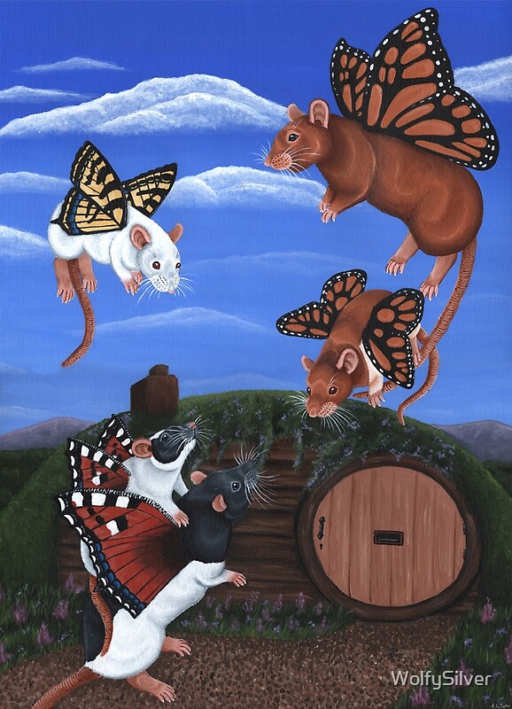 "Ratterfly" by WolfySilver | Redbubble