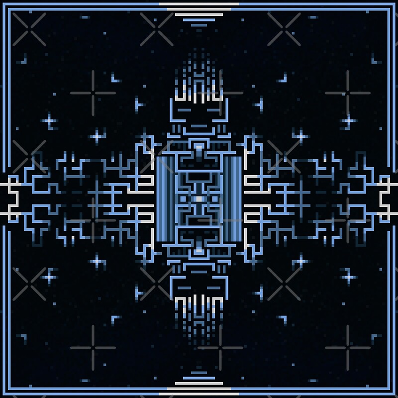 "Pixel Art Ice Temple #02" by Gavirlas | Redbubble