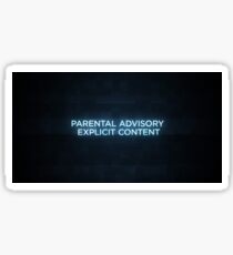 Parental Advisory Explicit Content Stickers | Redbubble