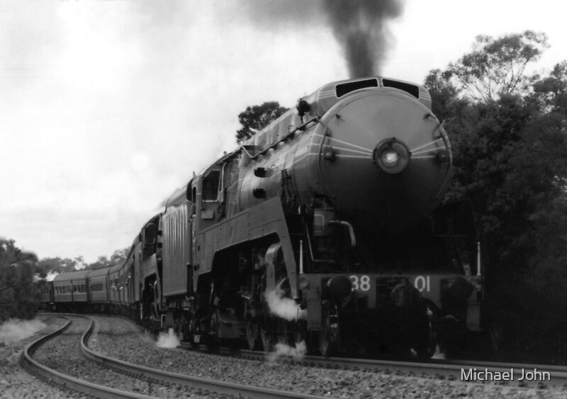 "Historic 3801 Train" by Michael John | Redbubble