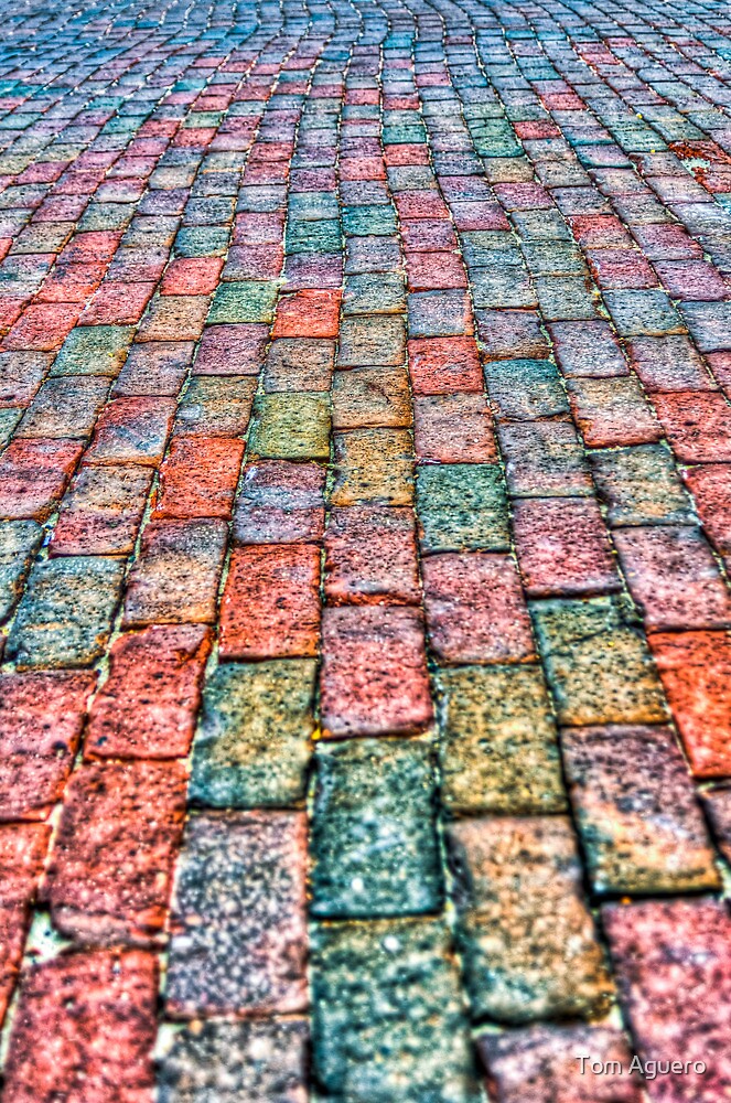 "Brick road of George Norris ave. McCook, Nebraska" by Tom Aguero ...