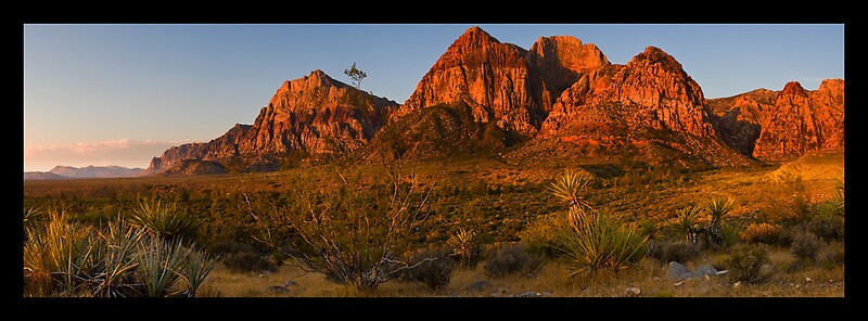 "SUNRISE OVER RED ROCK" by THOMAS LUCHT | Redbubble