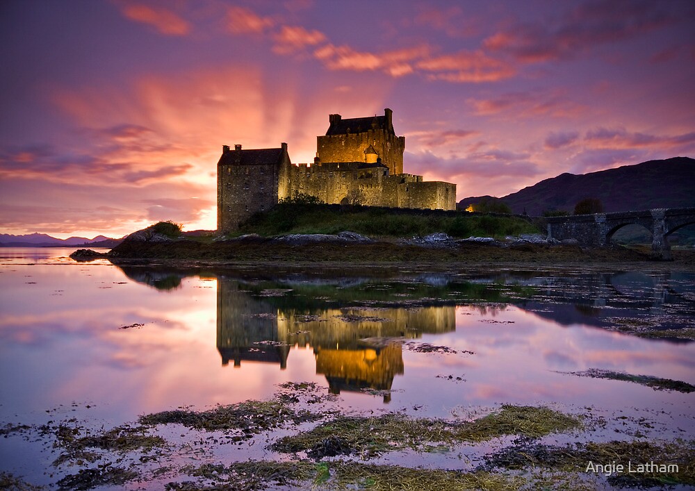"Scotland: Eilean Donan Castle" by Angie Latham | Redbubble