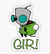 Gir Invader Zim: Stickers | Redbubble
