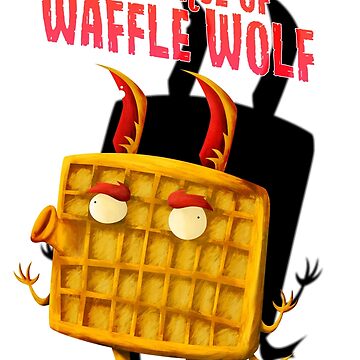 "The Curse Of The Waffle Wolf!" Greeting Card for Sale by MrBradd ...