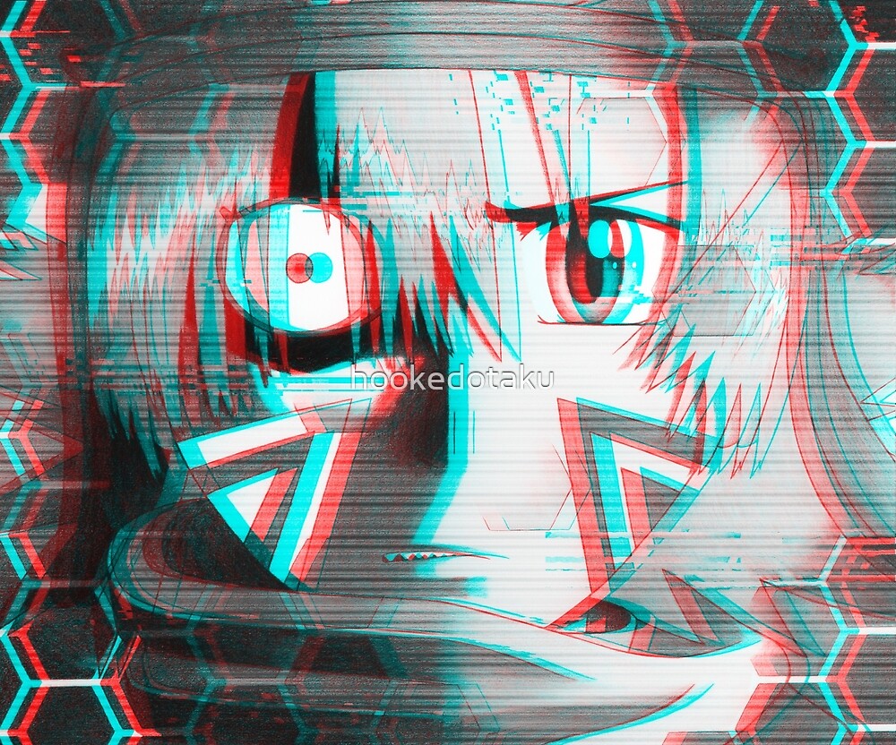 "Dot Hack Inspired Triedge Kite 3D Glitch Effect" by hookedotaku ...