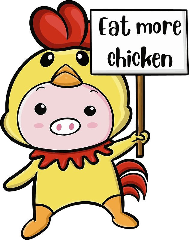 "chicken suit" by johnnywin89 | Redbubble