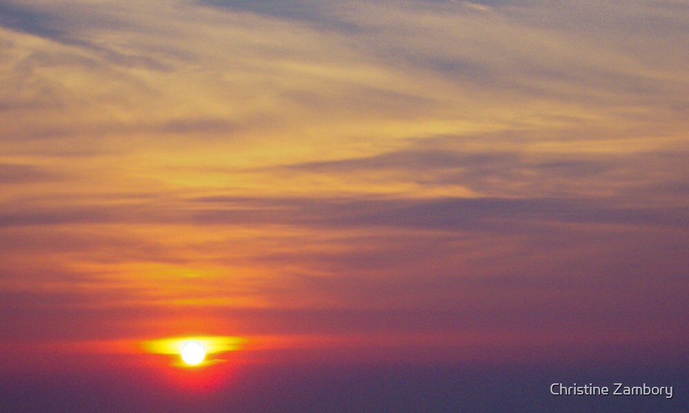 "Dreamy, soft sunset" by Christine Zambory | Redbubble