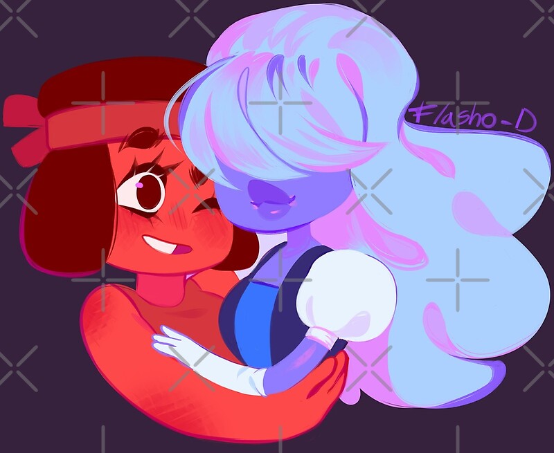 "Ruby x Sapphire" by Flasho-D | Redbubble