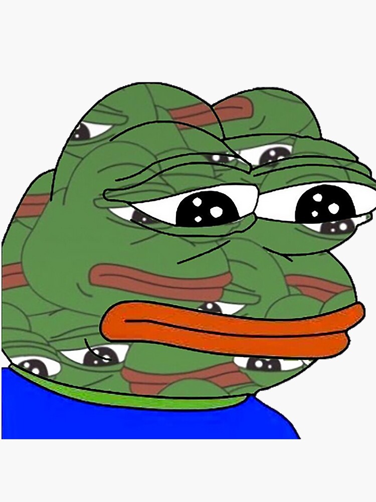 "big pepe" Sticker by Glover-64 | Redbubble