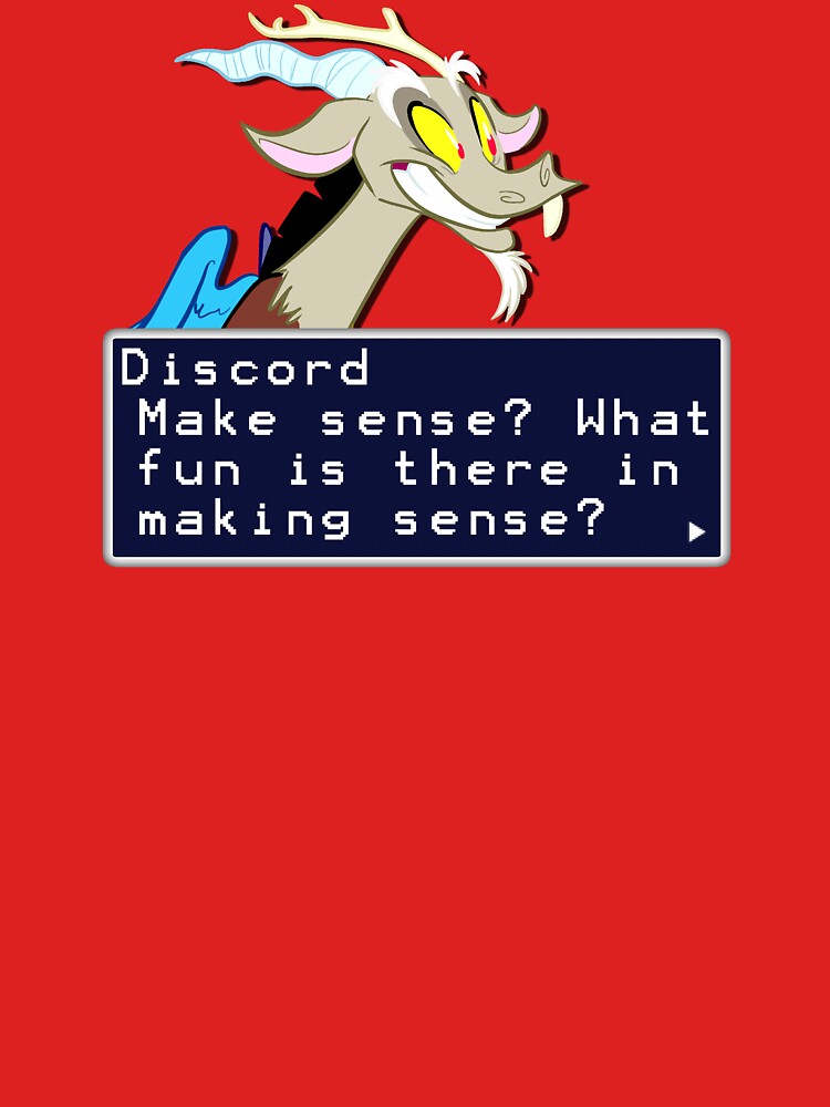"My Little Pony Discord Quote Shirt 2" T-shirt by Casteal | Redbubble