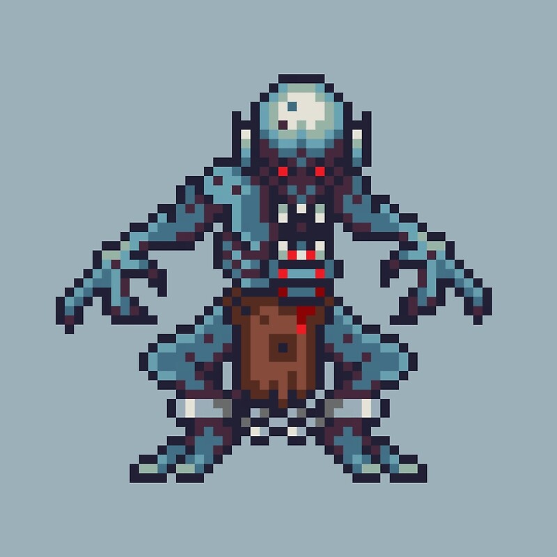 "Ghoul pixel art" by PXLFLX | Redbubble