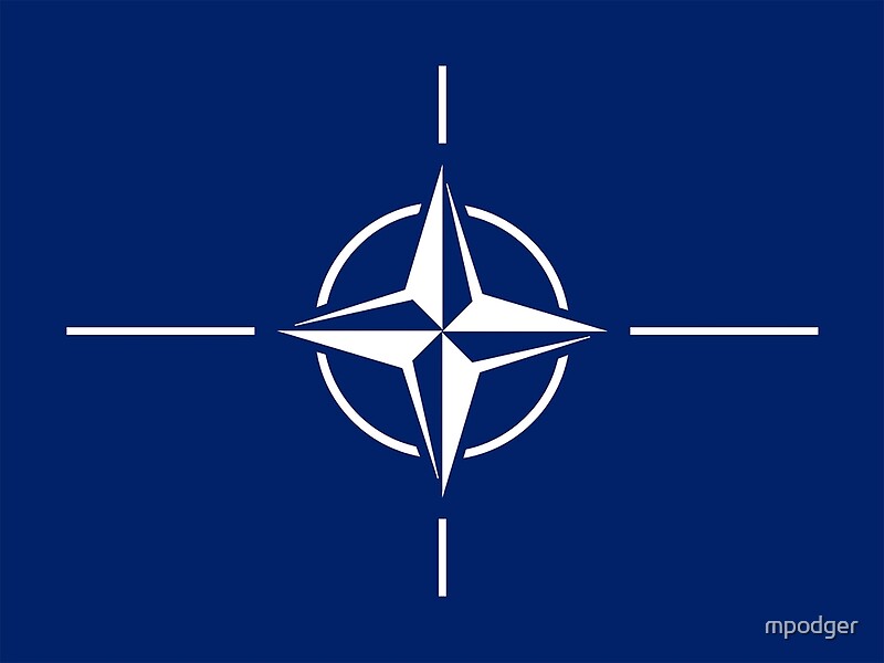 "Nato Flag Stickers, Gifts and Products" by mpodger | Redbubble
