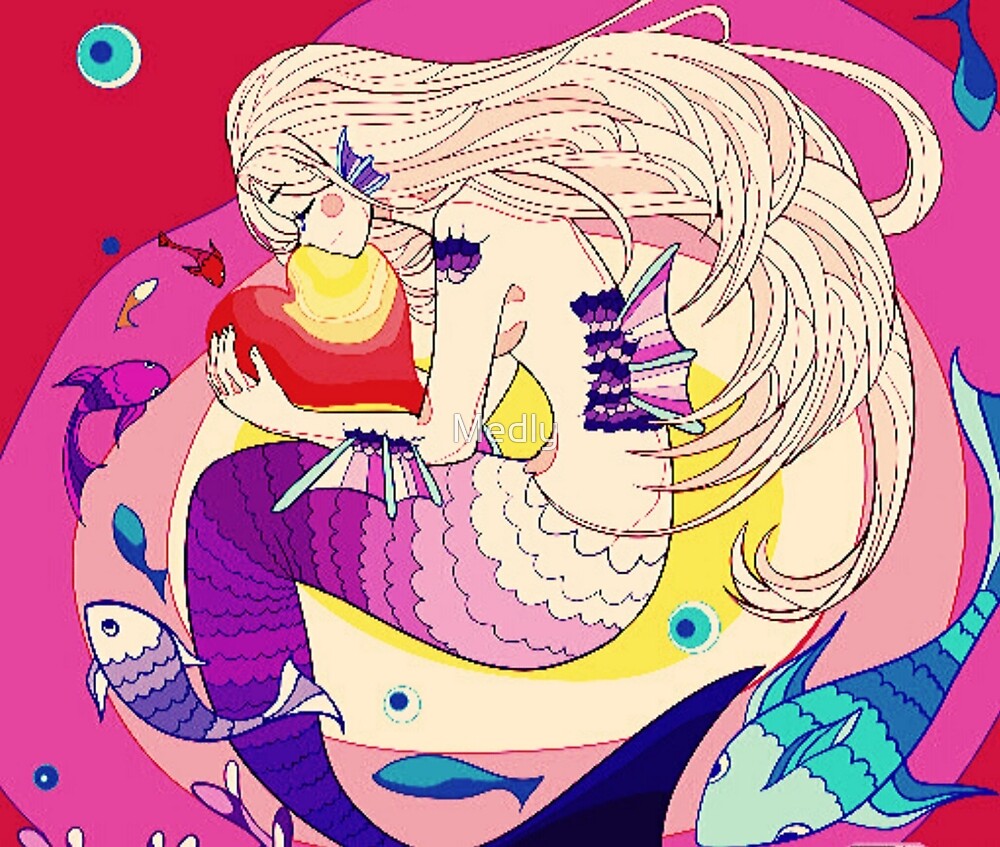 "Mermaid" by Medly | Redbubble