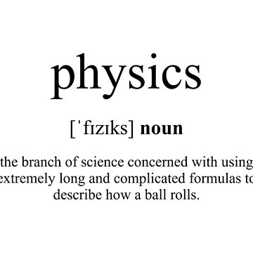 "Physics Definition | Dictionary Collection" Photographic Print by ...