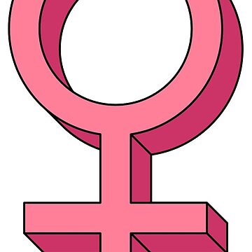 "Female Symbol" Sticker for Sale by hopex | Redbubble