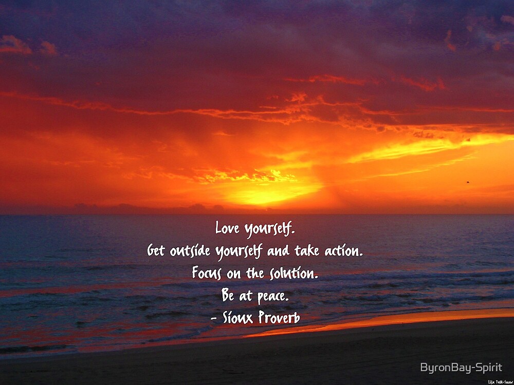 "Sioux Proverb" by ByronBay-Spirit | Redbubble