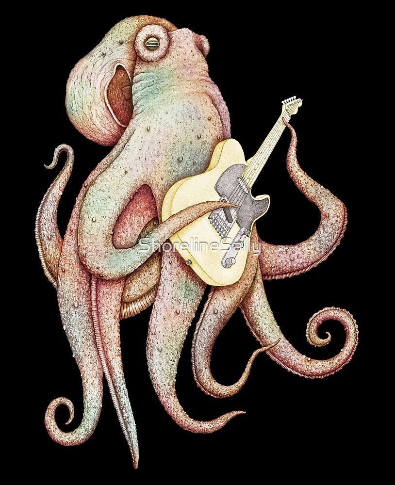 "POLAH - the axe wielding Octopus - Butterscotch Blond" by ...