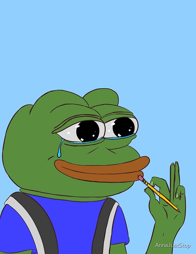 "Pepe The Frog - Back To School" by AnnaJustStop | Redbubble