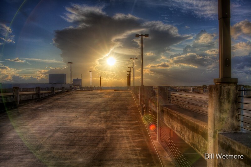 "Sunset from a Parking Garage roof" by Bill Wetmore | Redbubble