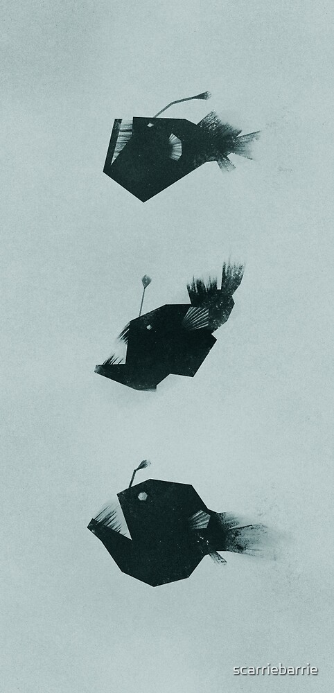 "Angry angler fish" by scarriebarrie | Redbubble