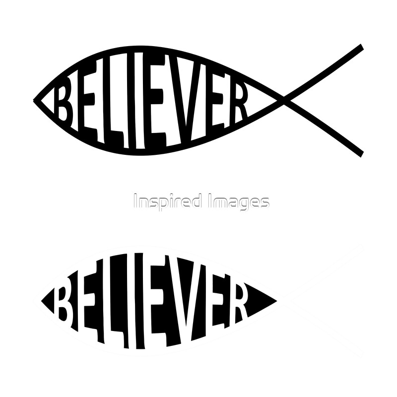 "Christian Fish Jesus Believer Christainity Car Window Bumper" by ...