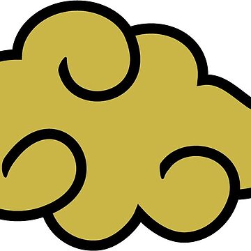 "Flying Nimbus" Sticker for Sale by EnriqueG | Redbubble