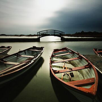"Luimnagh Pier,Corrandulla, Co. Galway Ireland" Greeting Card for Sale ...