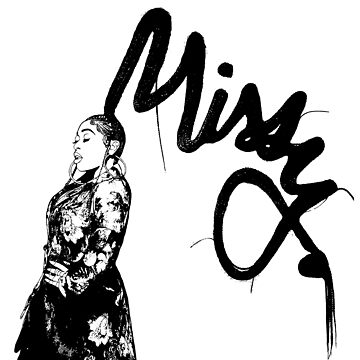 "Missy Elliott Iconology Cover Black and White" Sticker for Sale by ...