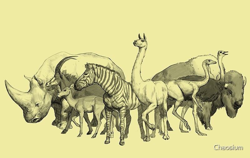 "Praxian Animals by Cory Trego-Erdner" by Chaosium | Redbubble