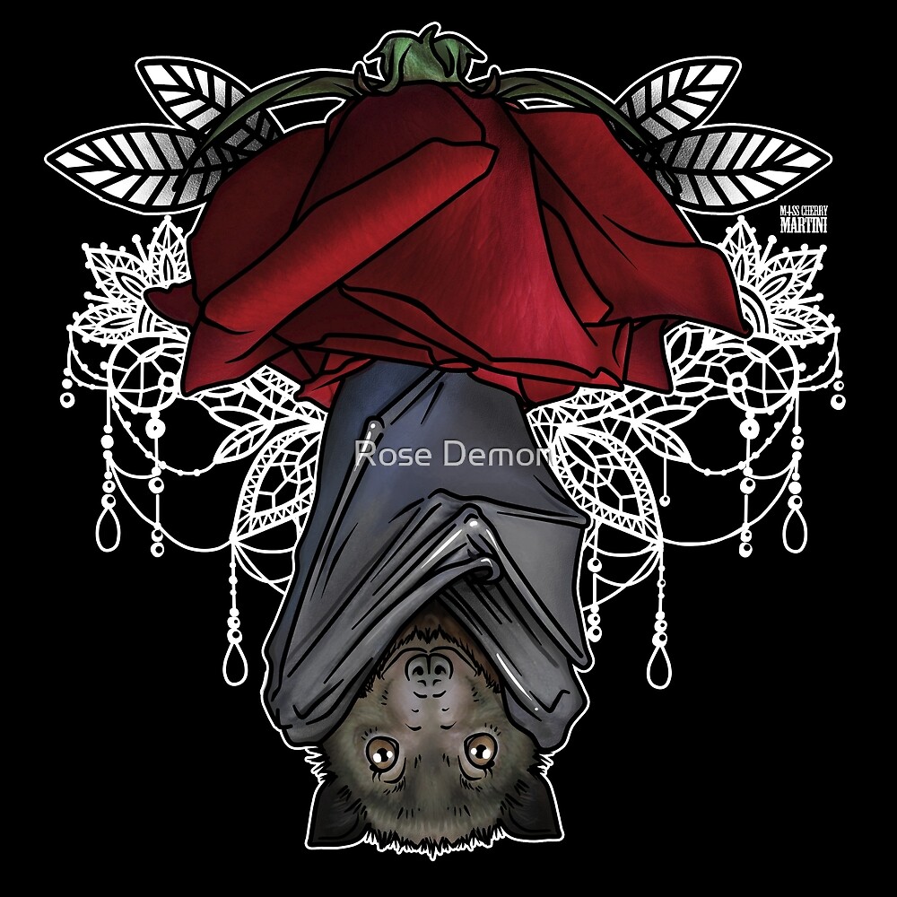 "Gothic Bat" by Rose Demon | Redbubble